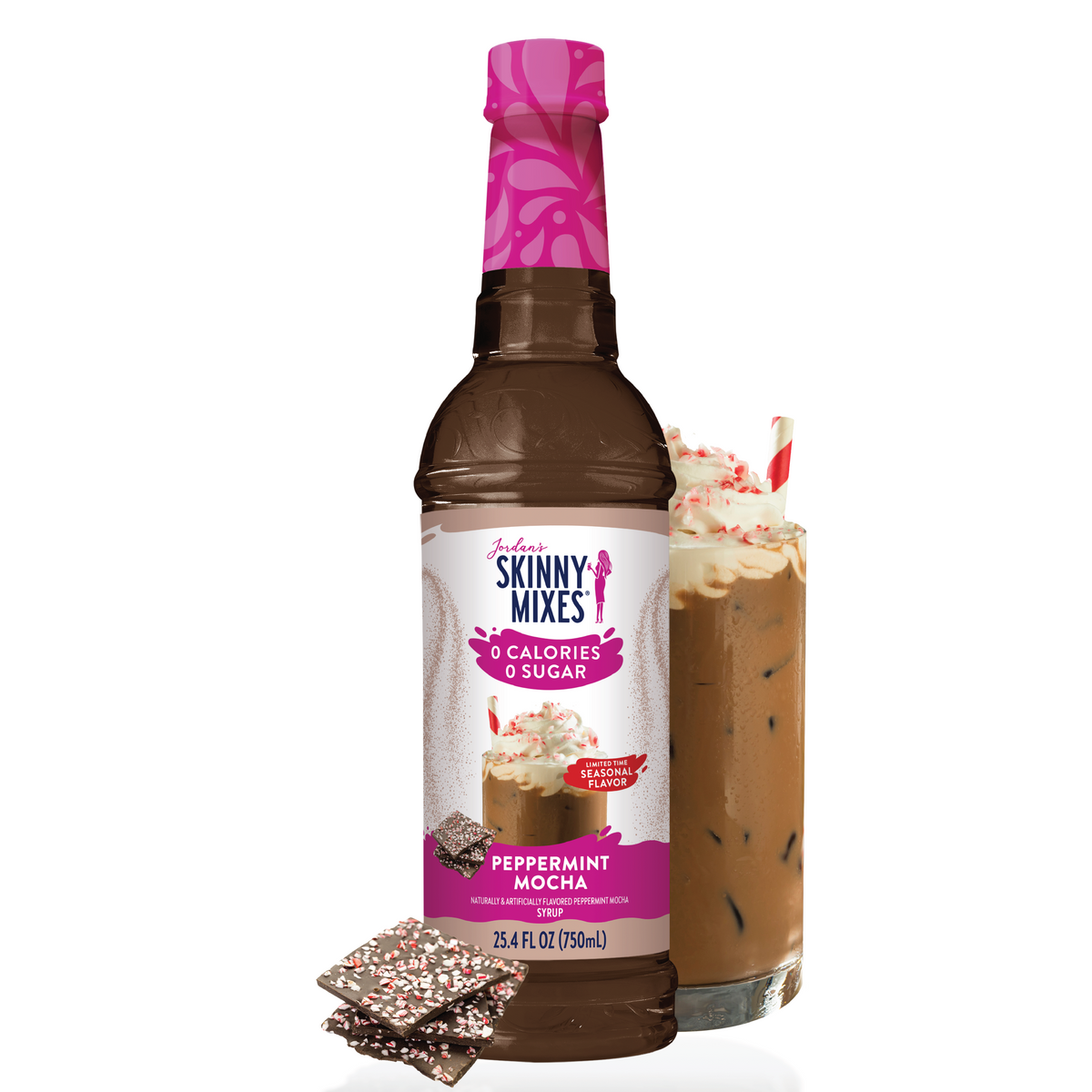 Sugar Free Peppermint Bark Syrup | Skinny Syrups | Skinny Mixes ...